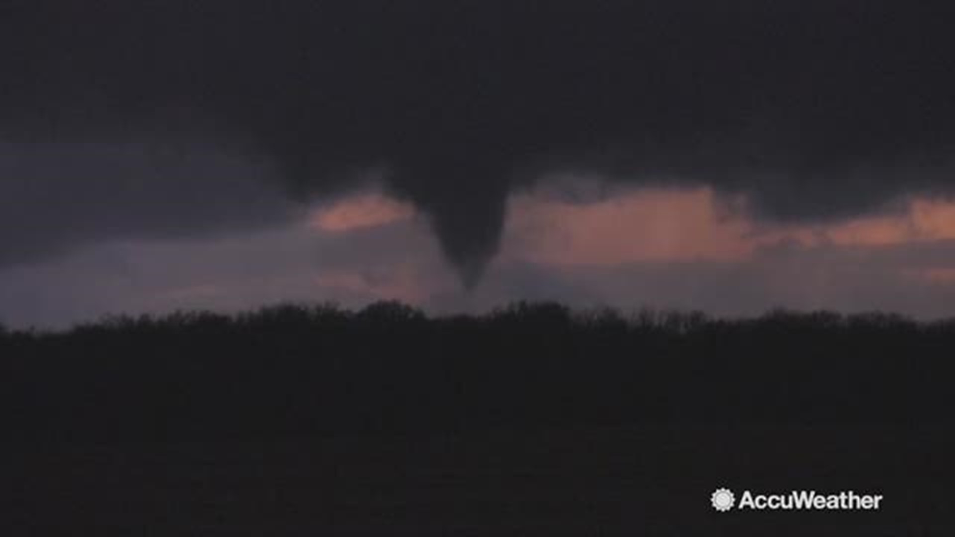 Ominous tornado caught swirling during dusk | wkyc.com