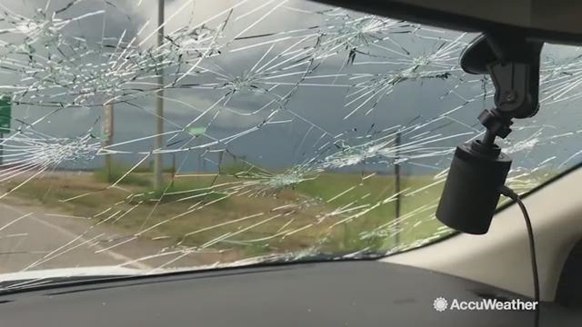 Hail smashes through Reed Timmer's windshield during storm chase | wkyc.com