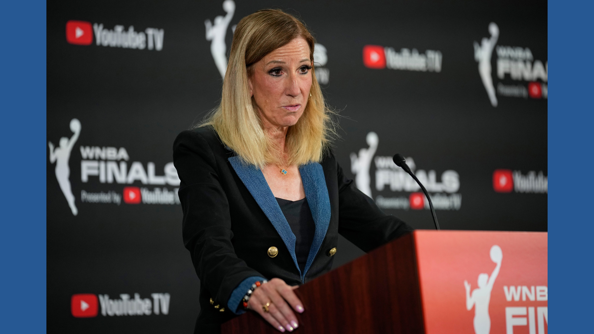 WNBA Commissioner Cathy Engelbert vows to repair player relationships after criticism by Collier ...