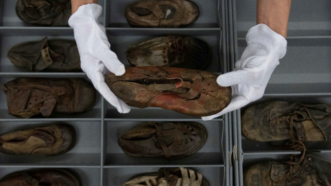 Auschwitz museum conserving shoes of children killed in Holocaust ...