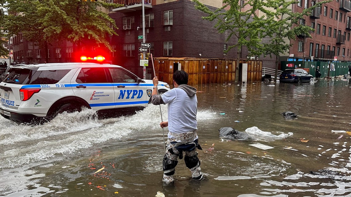 New York faces flooding as torrential rain falls | wkyc.com