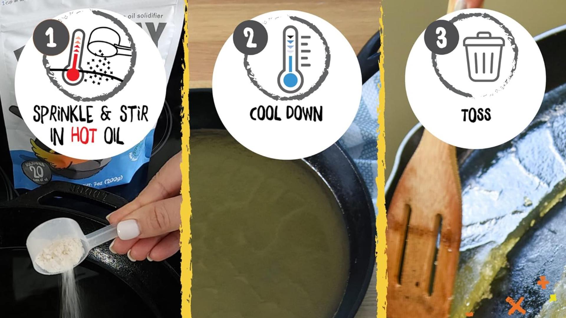 FryAway Super Fry Cooking Oil Solidifier Instructions | wkyc.com