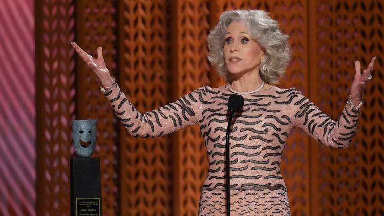 Jane Fonda SAG Awards speech: 'Empathy is not weak or woke' | wkyc.com