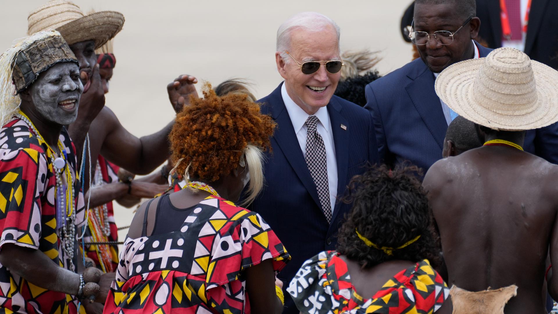 Biden, in Angola, promotes US-backed rail system in Africa | wkyc.com