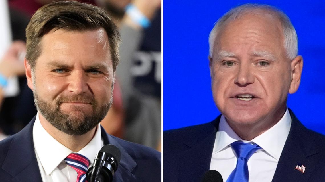 New poll shows JD Vance is less popular among voters than Tim Walz ...