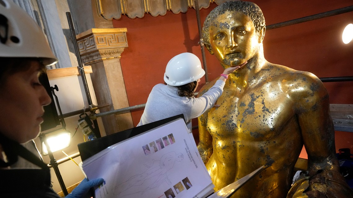 Vatican Museum restoring Hercules statue struck by lightning | wkyc.com