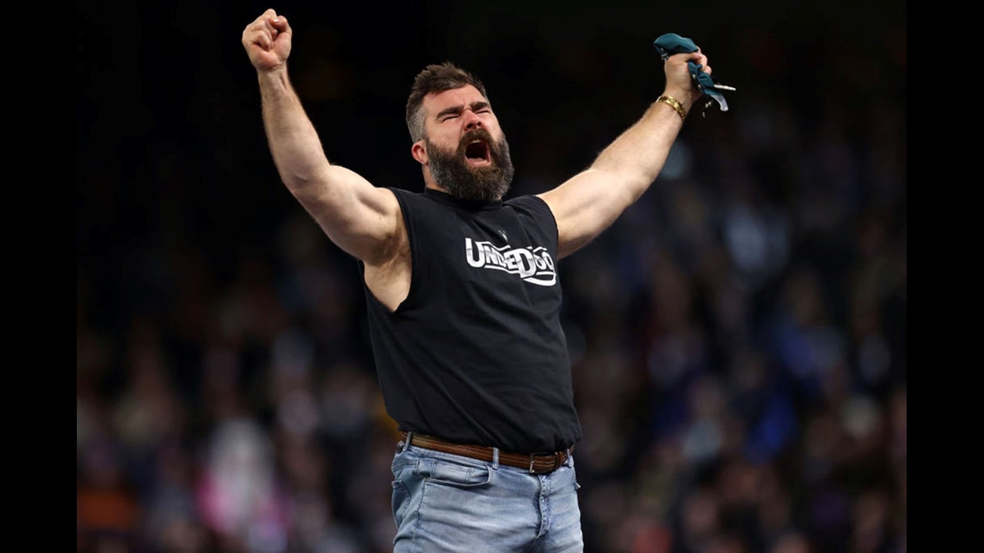 Jason Kelce Makes Surprise Wrestlemania Appearance, Dubbed Taylor Swift's 'Brother-in-Law ...