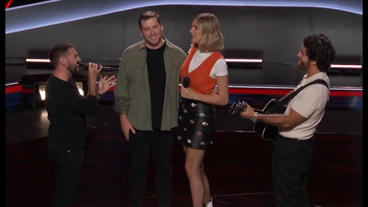 'The Voice': Dan + Shay Perform an Impromptu Wedding Dance for Engaged ...