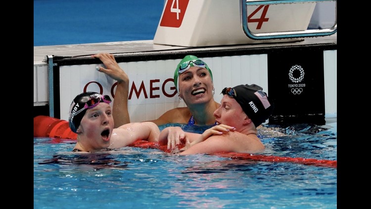 Lydia Jacoby, 17-Year-Old U.S. Swimmer, Wins Olympic Gold Wearing Her ...