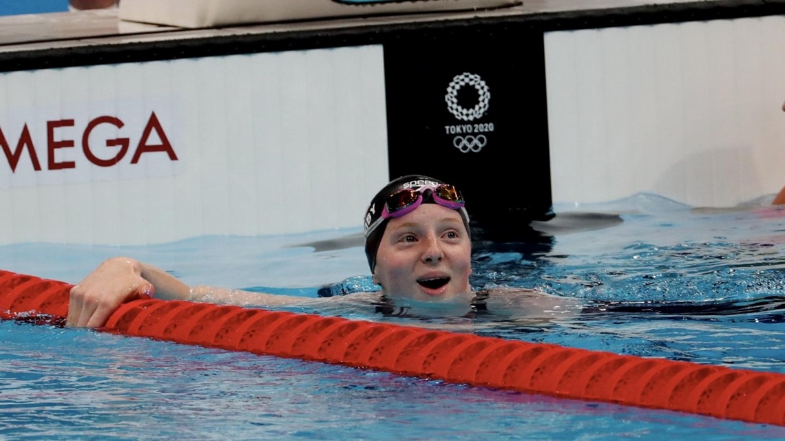 Lydia Jacoby, 17-Year-Old U.S. Swimmer, Wins Olympic Gold Wearing Her ...