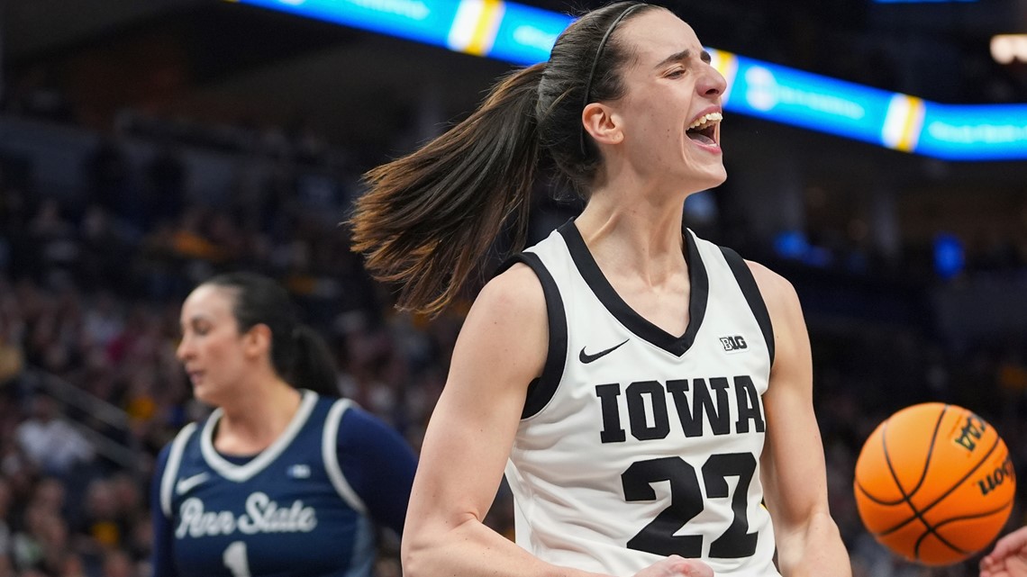 Caitlin Clark sets NCAA record for 3s in a season | wkyc.com