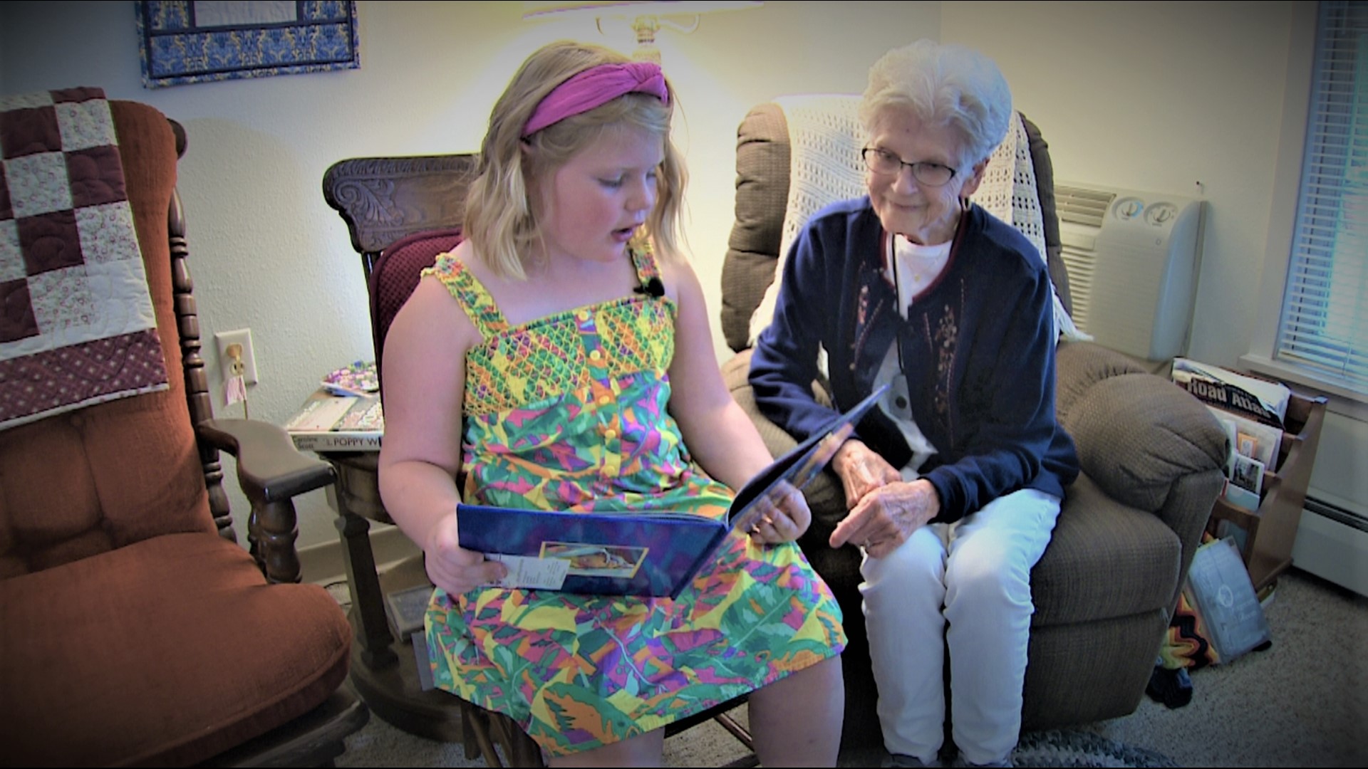 First-grader offers to read to seniors | wkyc.com
