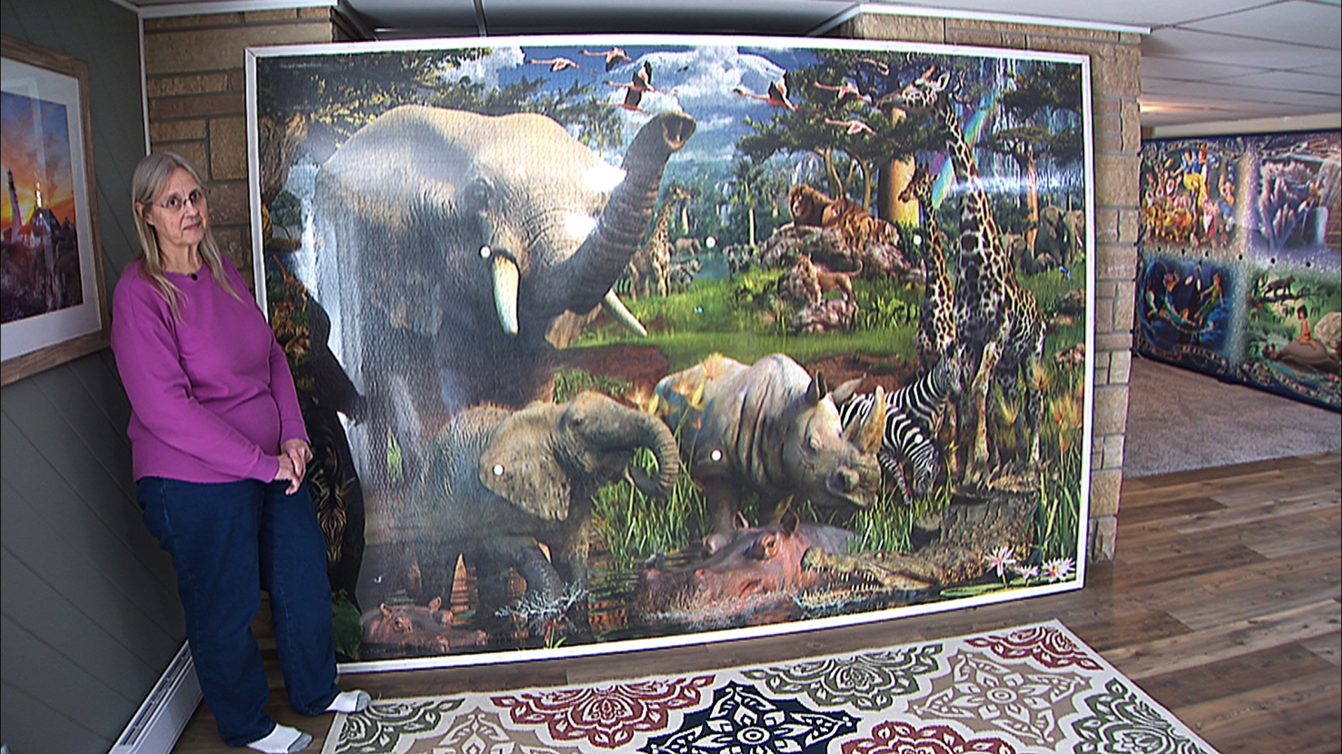 Minnesota woman buys house to fit massive jigsaw puzzle collection ...