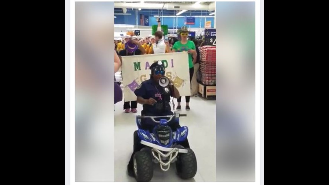 Louisiana Mardi Gras parade surprises shoppers in Walmart | wkyc.com