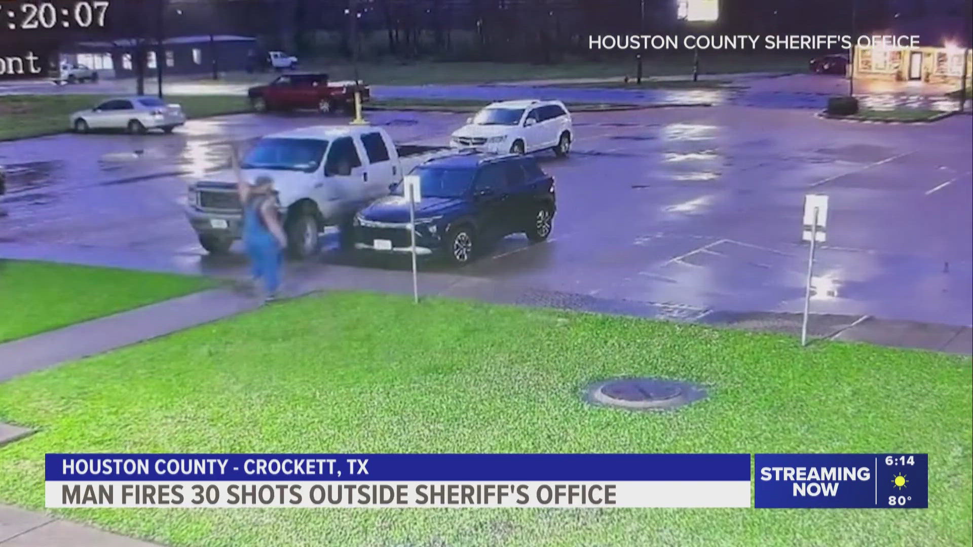Video shows man shooting multiple times outside the Houston Co. Sheriff ...