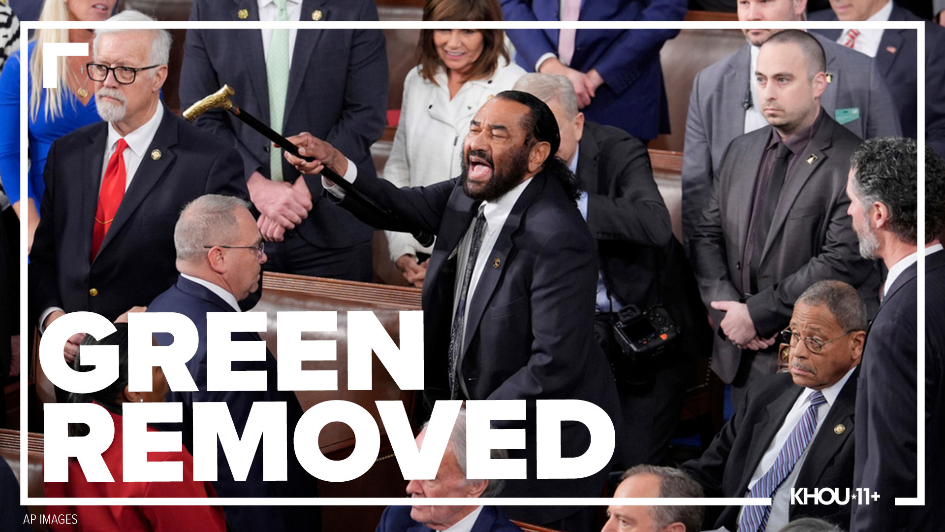Al Green censured for Trump speech protest: What is a censure vote in ...