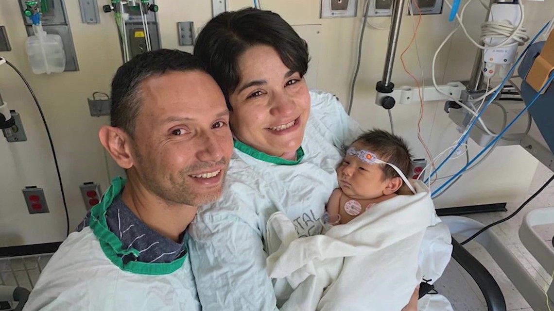 Family flies from Costa Rica to Houston for newborn's surgery | wkyc.com