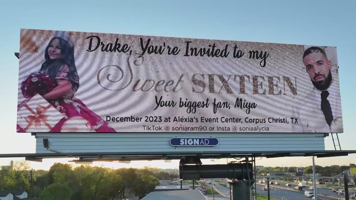 Teen asks Drake to Sweet 16 will billboard | Houston, Texas news | wkyc.com