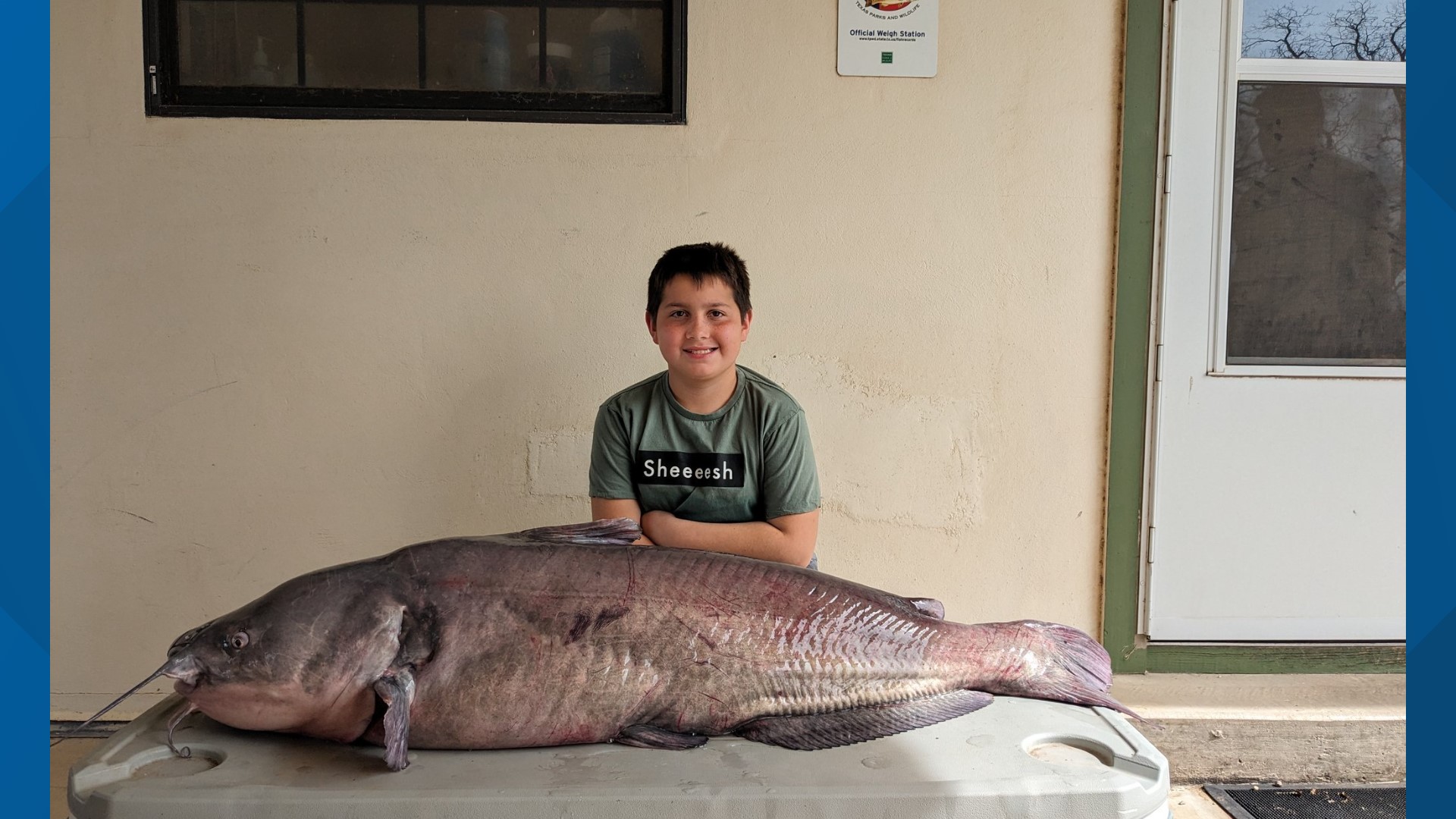 Junior record for blue catfish catch smashed by 9-year-old | wkyc.com