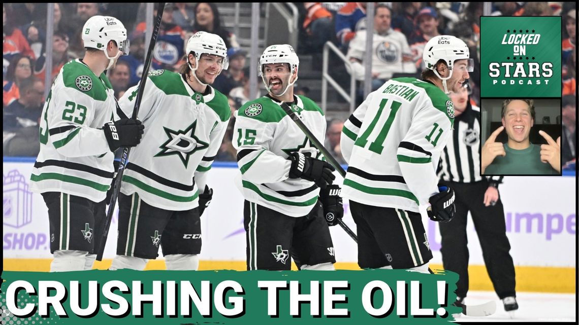 STATEMENT: Dallas Stars ANNIHILATE Oilers—Jamie Benn Hits 400 Goals, Jason Robertson Continues ...