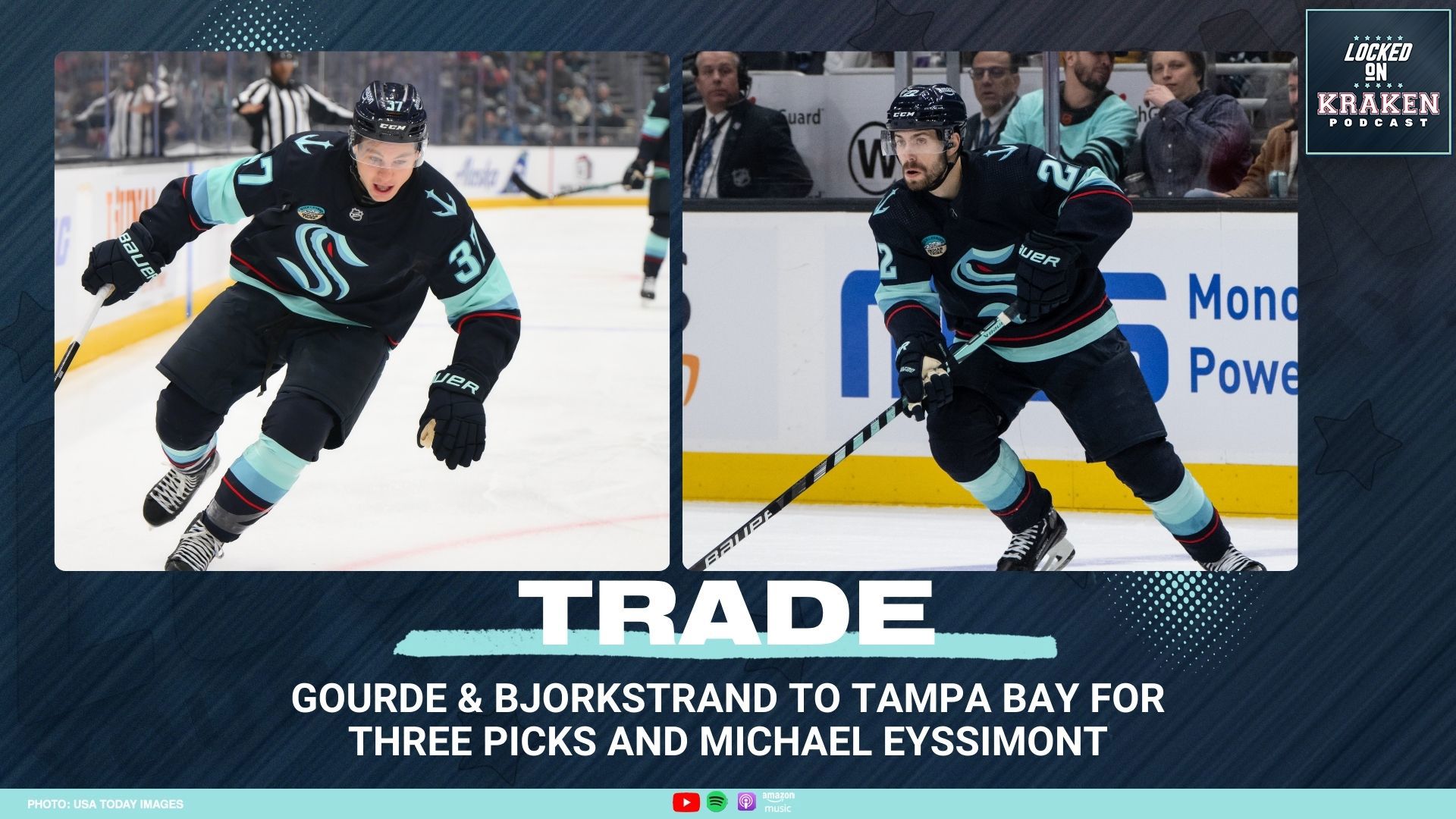 REAL-TIME REACTION: Kraken Trade Gourde & Bjorkstrand to Tampa Bay! | wkyc.com