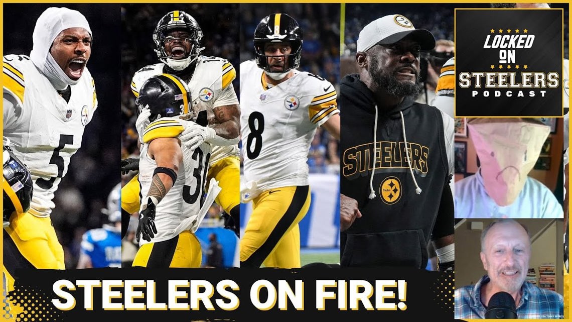 Steelers ON FIRE w/ 29-24 Statement Win vs Lions | Jaylen Warren ...