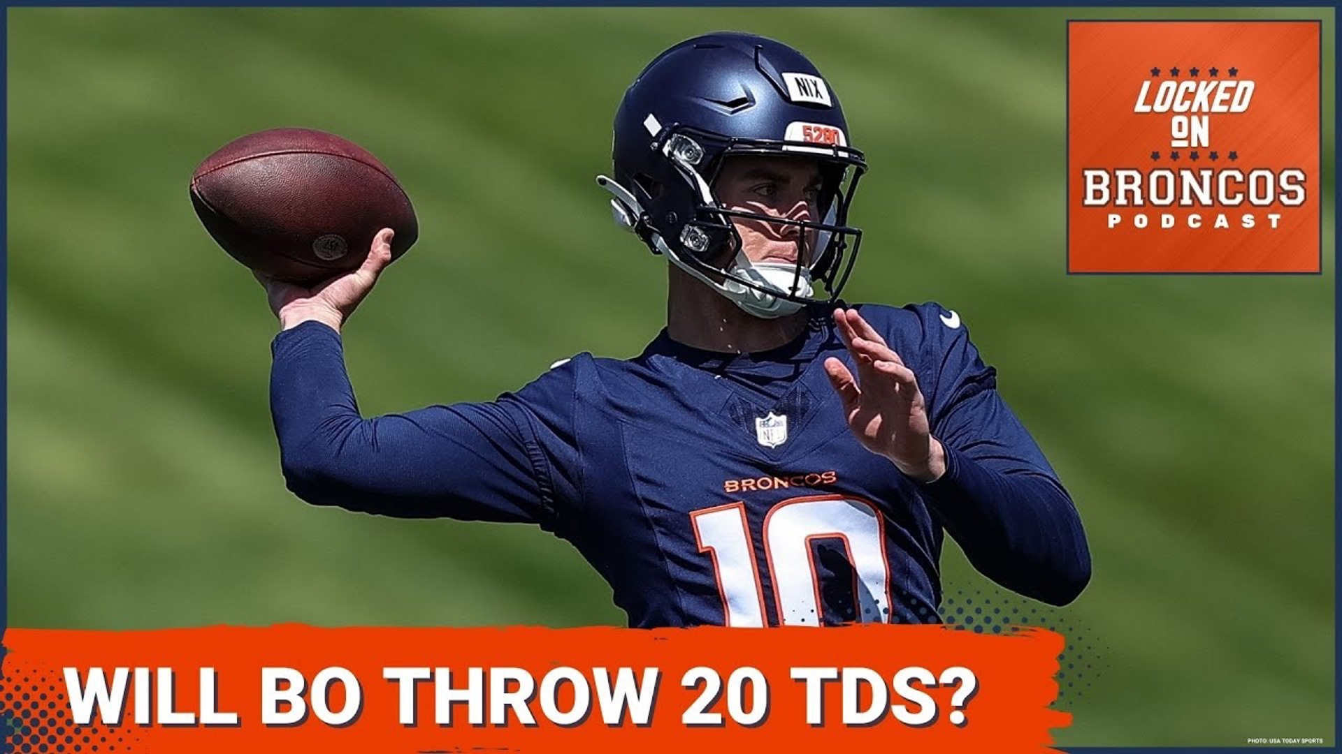 Will Denver Broncos Bo Nix Throw 20 TD Passes In 2024 If He Starts ...