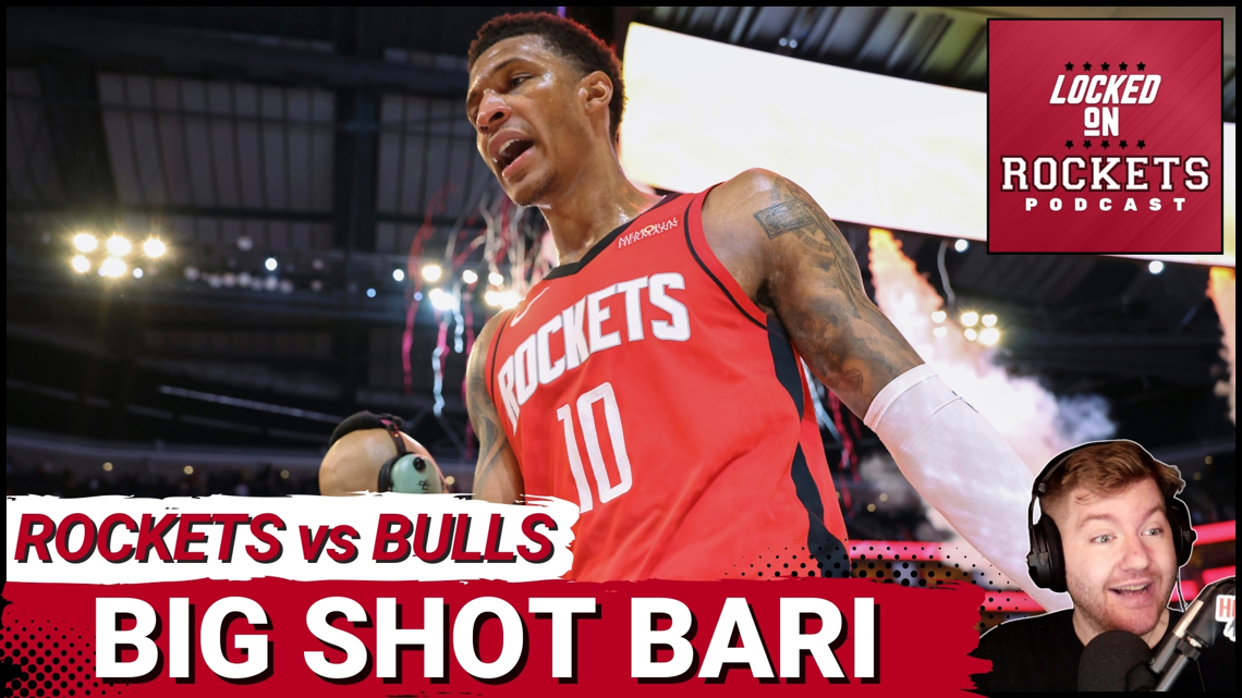 Jabari Smith Jr. CLUTCH Shots In Final Minutes LIFTS Rockets Over Bulls ...