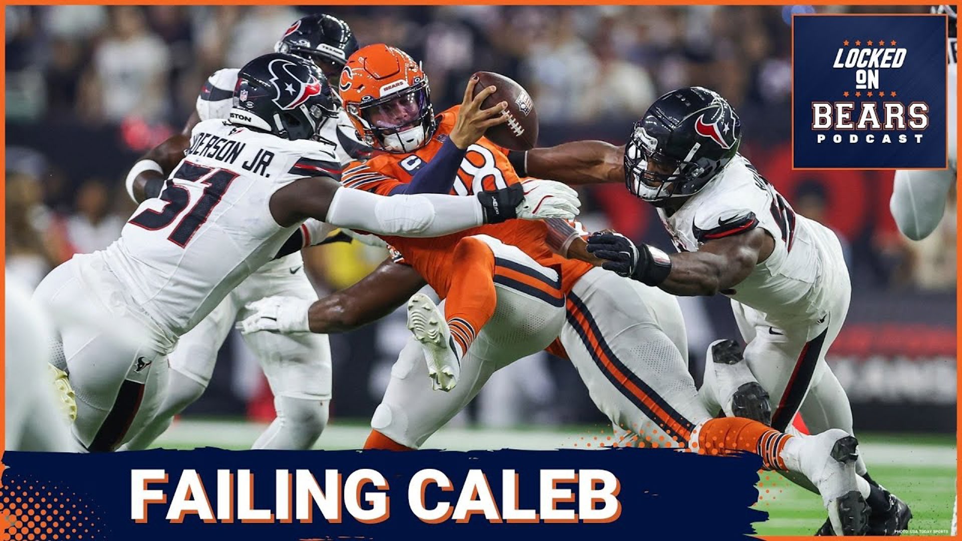 Chicago Bears problems in Week 2 loss to Texans went well beyond Caleb ...