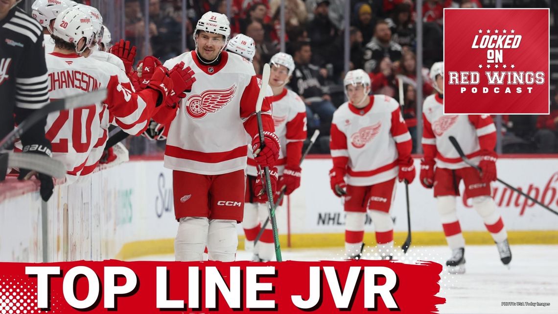 Top line James van Riemsdyk— Can he help stabilize Dylan Larkin's line ...