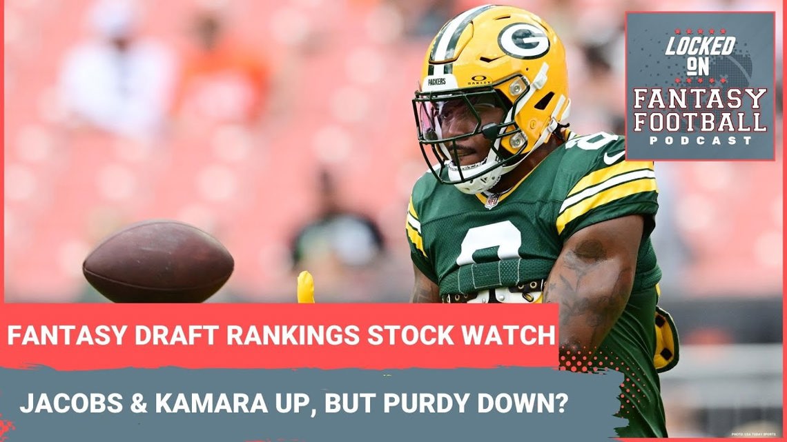 Fantasy football draft rankings stock watch: Josh Jacobs, Alvin Kamara ...
