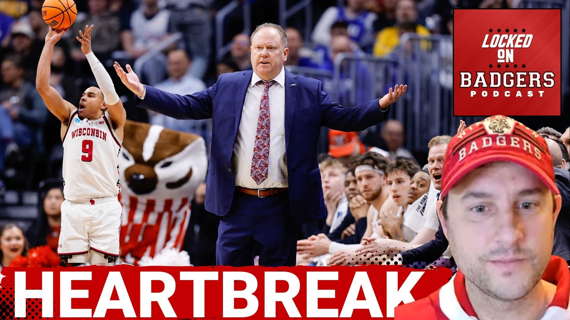 HEARTBREAK: Wisconsin Badgers basketball drops a thriller to BYU. Tonje ...
