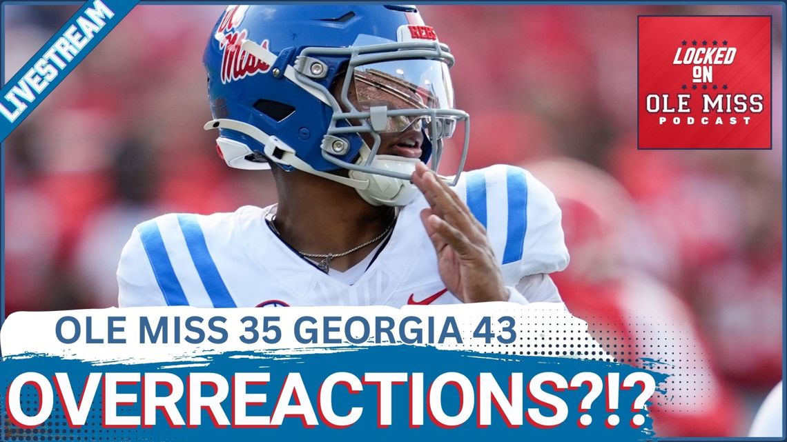 REACTION: Ole Miss Defense NO SHOWS vs GEORGIA ruins LANE KIFFIN gem of ...