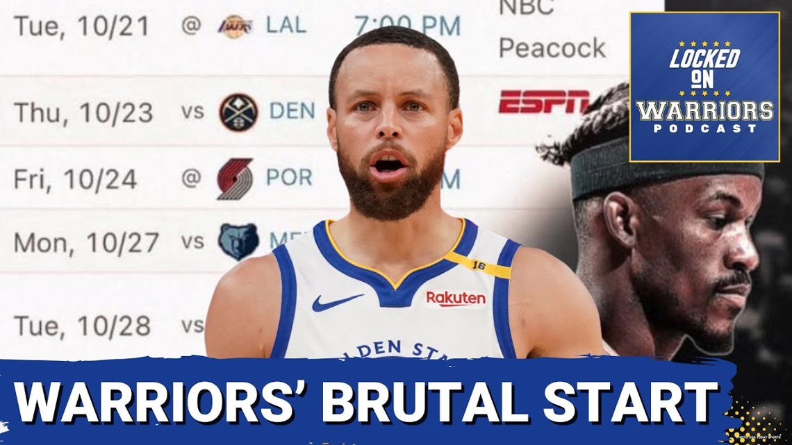 GAUNTLET: Warriors Face BRUTAL Early Schedule | Can Jimmy Butler SAVE ...