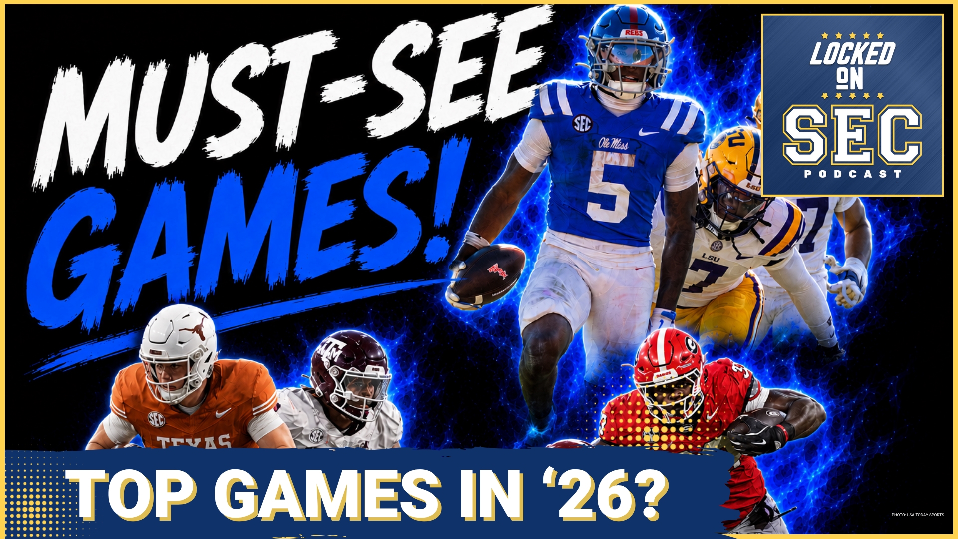 REVEALED: ESPN's MUST-WATCH 2026 CFB Games - Which Big SEC Games Did ...