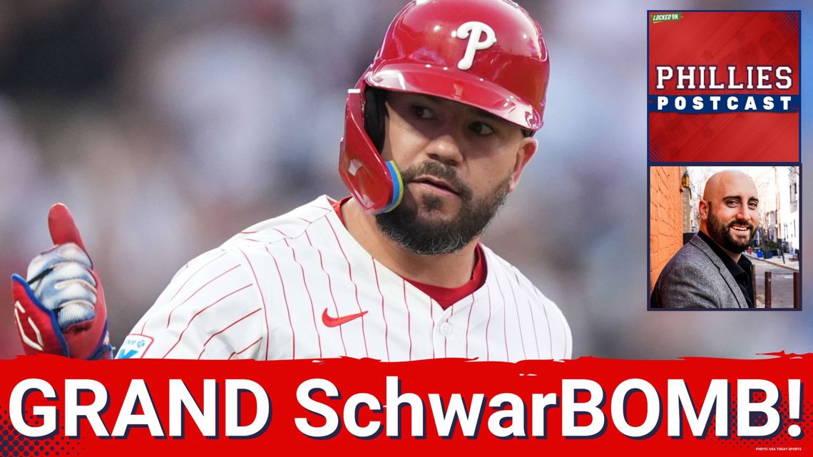 PHILLIES POSTCAST: Kyle Schwarber hits GRAND SLAM, Philadelphia ...