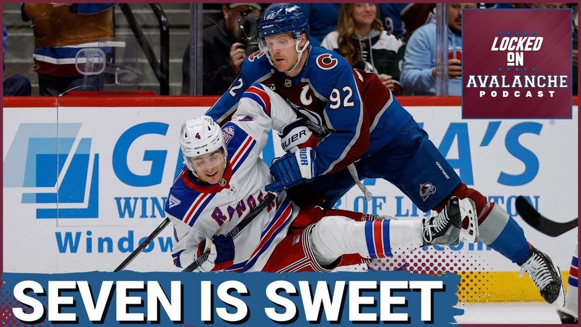 Avalanche Double Up Rangers For 7th Straight Win. MacKinnon Keeps ...