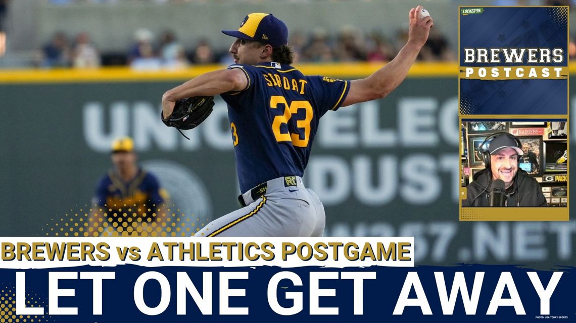 BREWERS POSTCAST: Brewers LOSE Series Finale to A's | Waste GEM From ...
