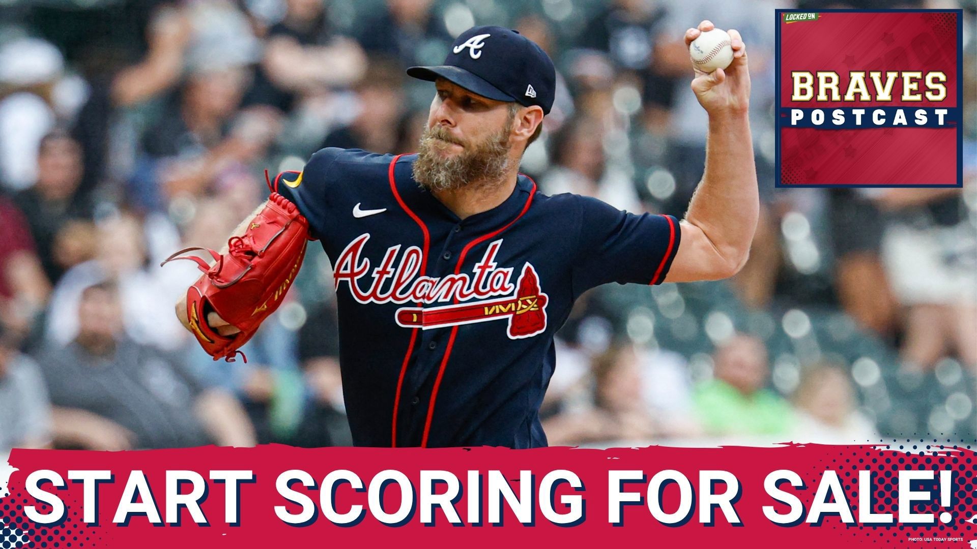BRAVES POSTCAST: Atlanta Braves CAN'T SCORE RUNS for Chris Sale in loss ...