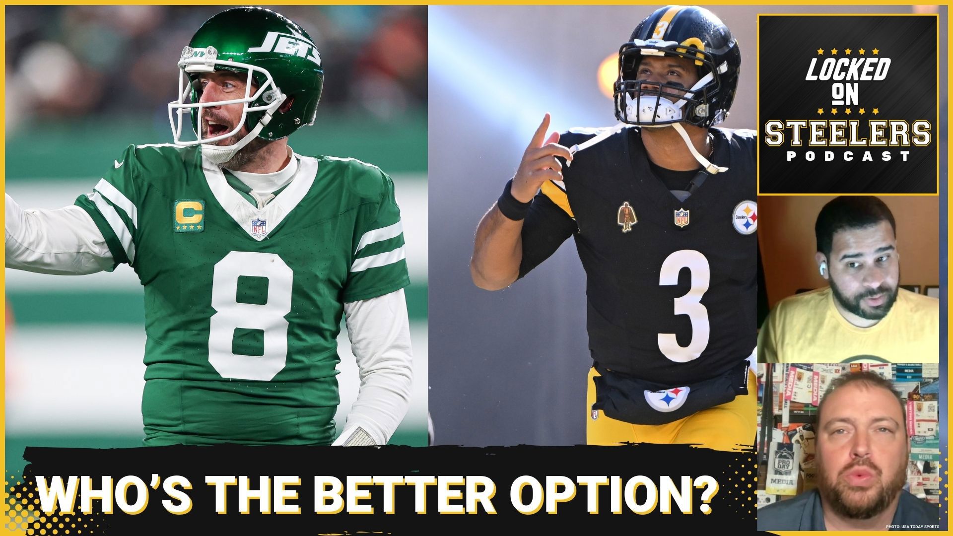 Steelers' QB Decision on Aaron Rodgers/Russell Wilson Based on if they ...