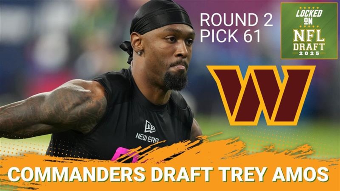 Washington Commanders Select Trey Amos with the No. 61 Pick in the 2025 ...