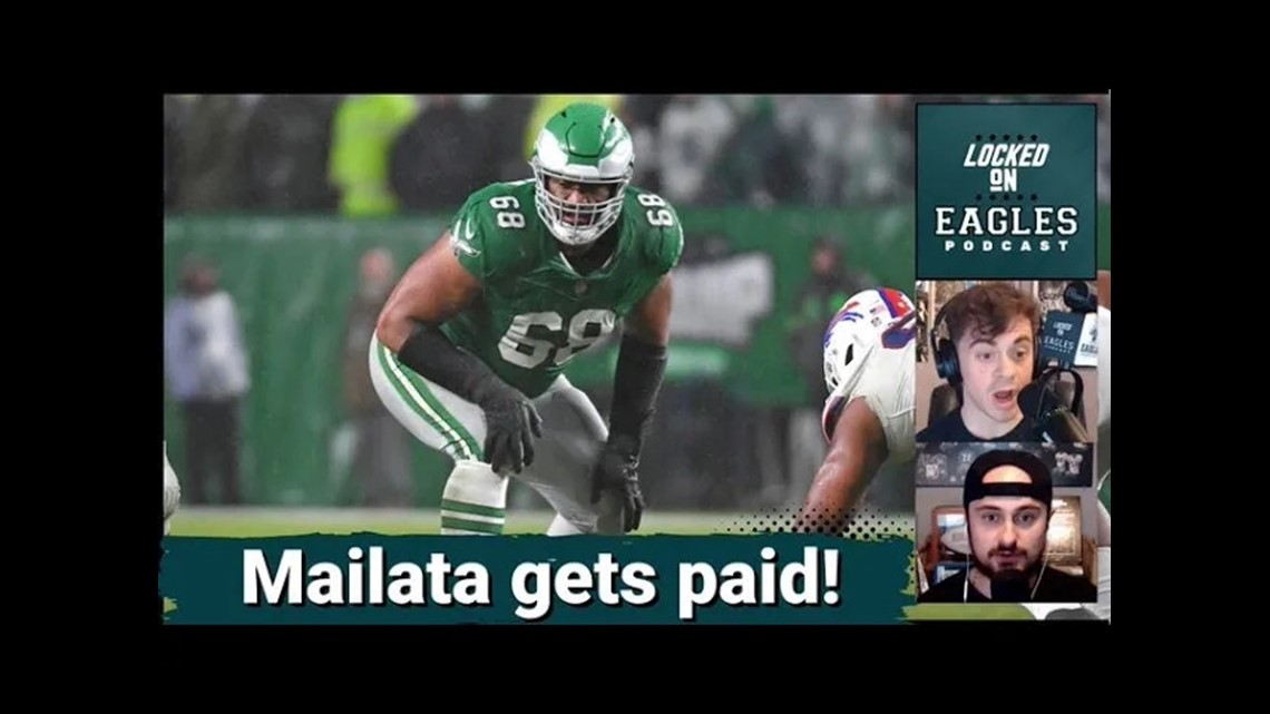 Left Tackle Jordan Mailata Got PAID! Avonte Maddox Is Back! l ...
