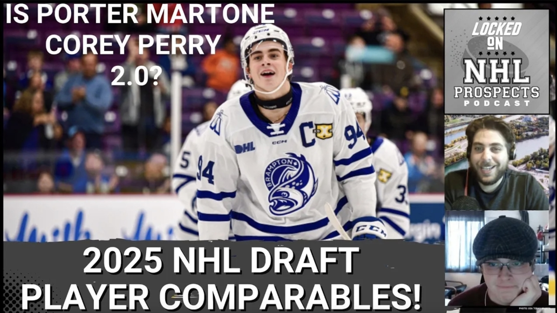 2025 DRAFT NHL PLAYER COMPARABLES | Is Porter Martone the Next Corey ...