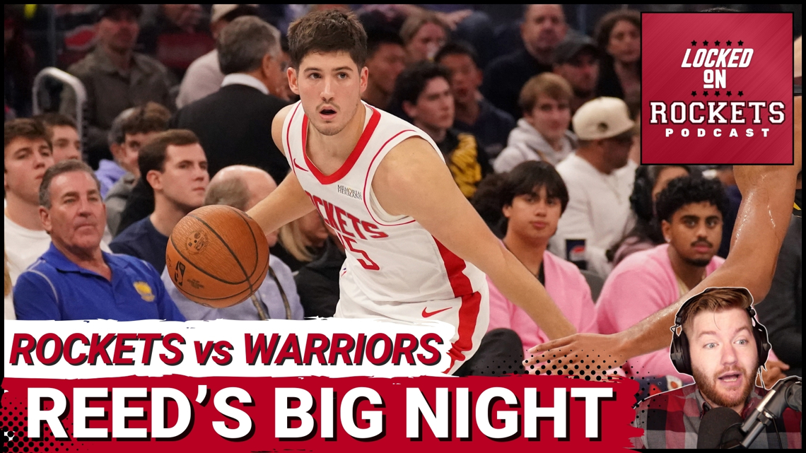 Houston Rockets Reed Sheppard TORCHES Warriors & Amen Thompson CLAMPS ...
