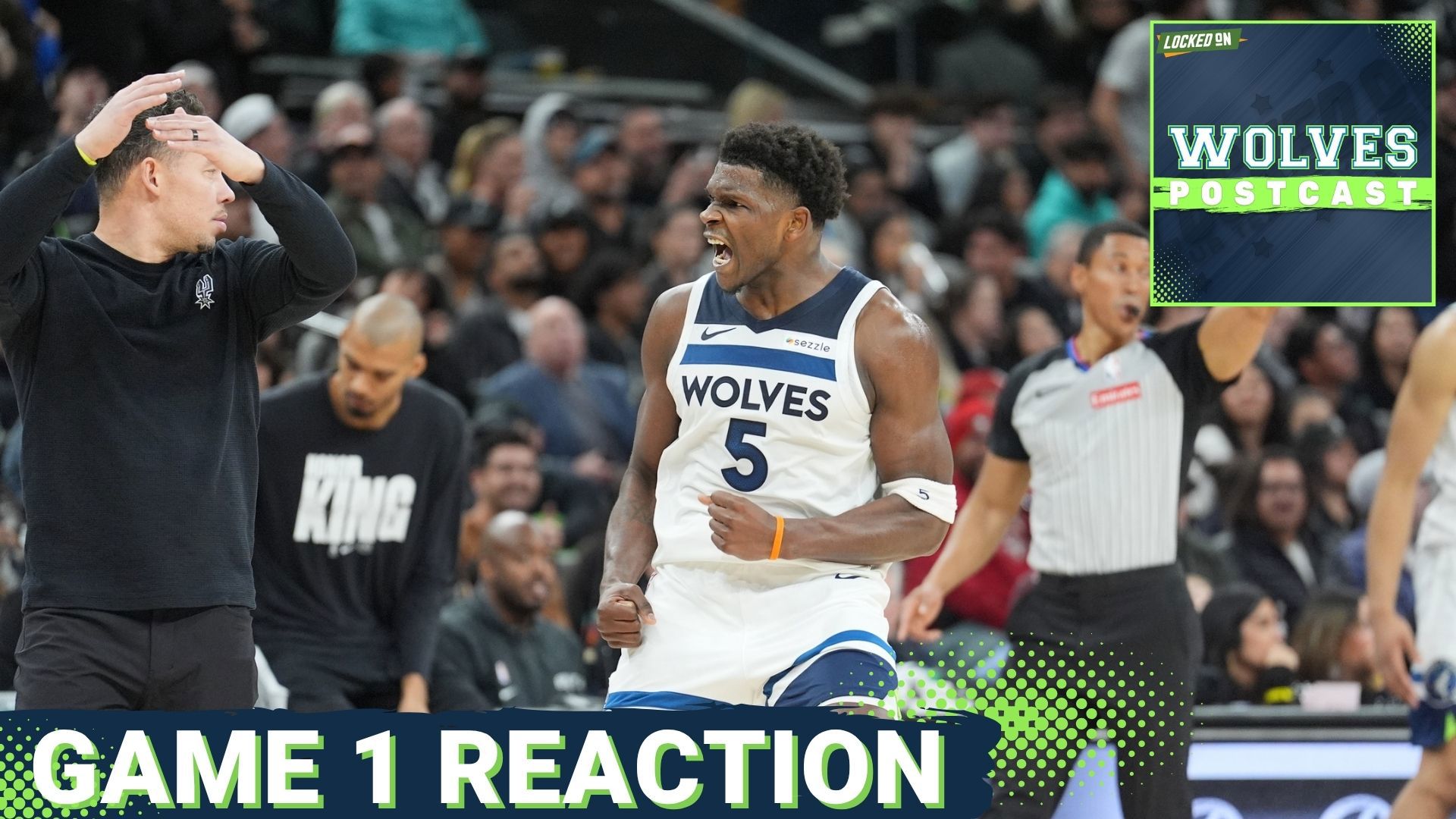 WOLVES POSTCAST: T-Wolves STEAL GAME ONE In San Antonio! 104-102 | wkyc.com