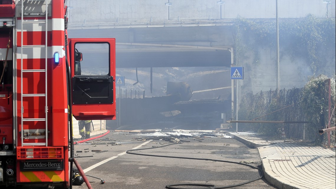 Gas truck explodes on Italian highway; 2 dead, scores hurt | wkyc.com
