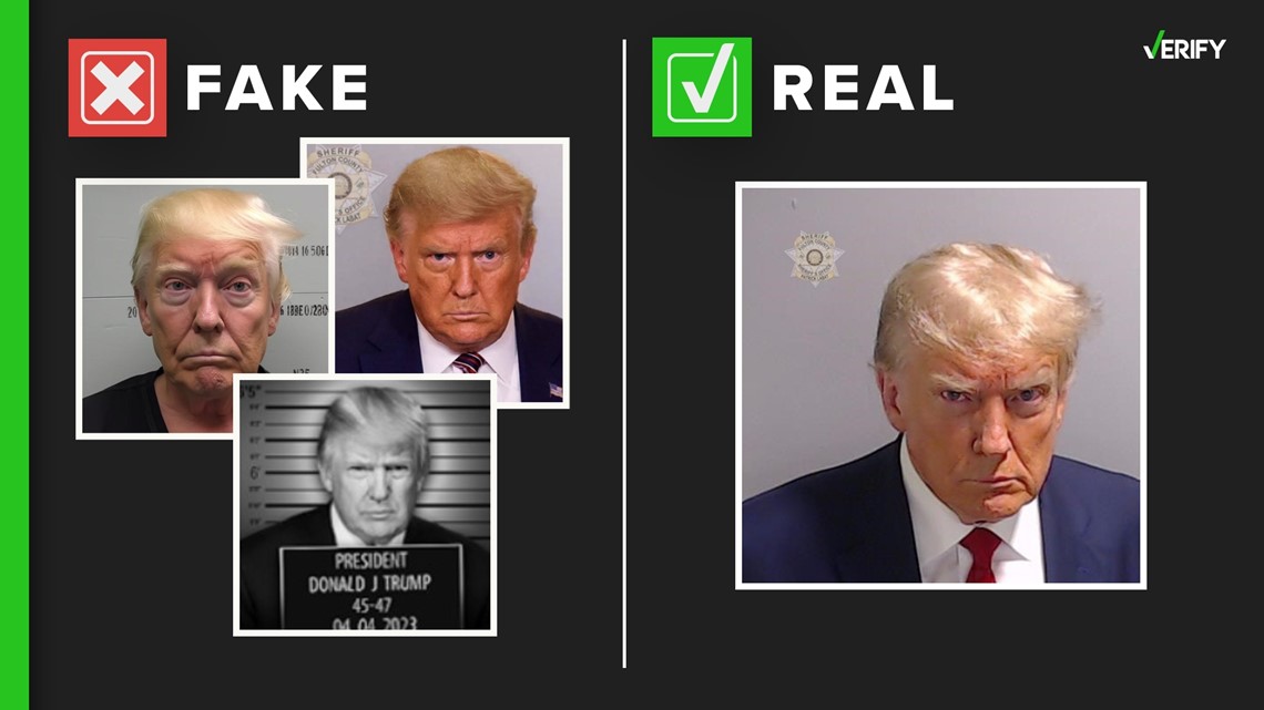 Former President Trump’s Fulton County mugshot: Real vs. fakes | wkyc.com