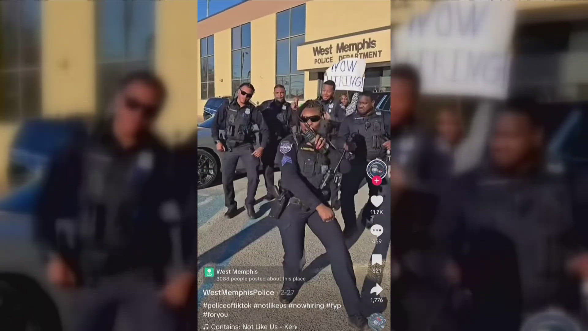 Police department uses viral trend to attract recruits in West Memphis ...