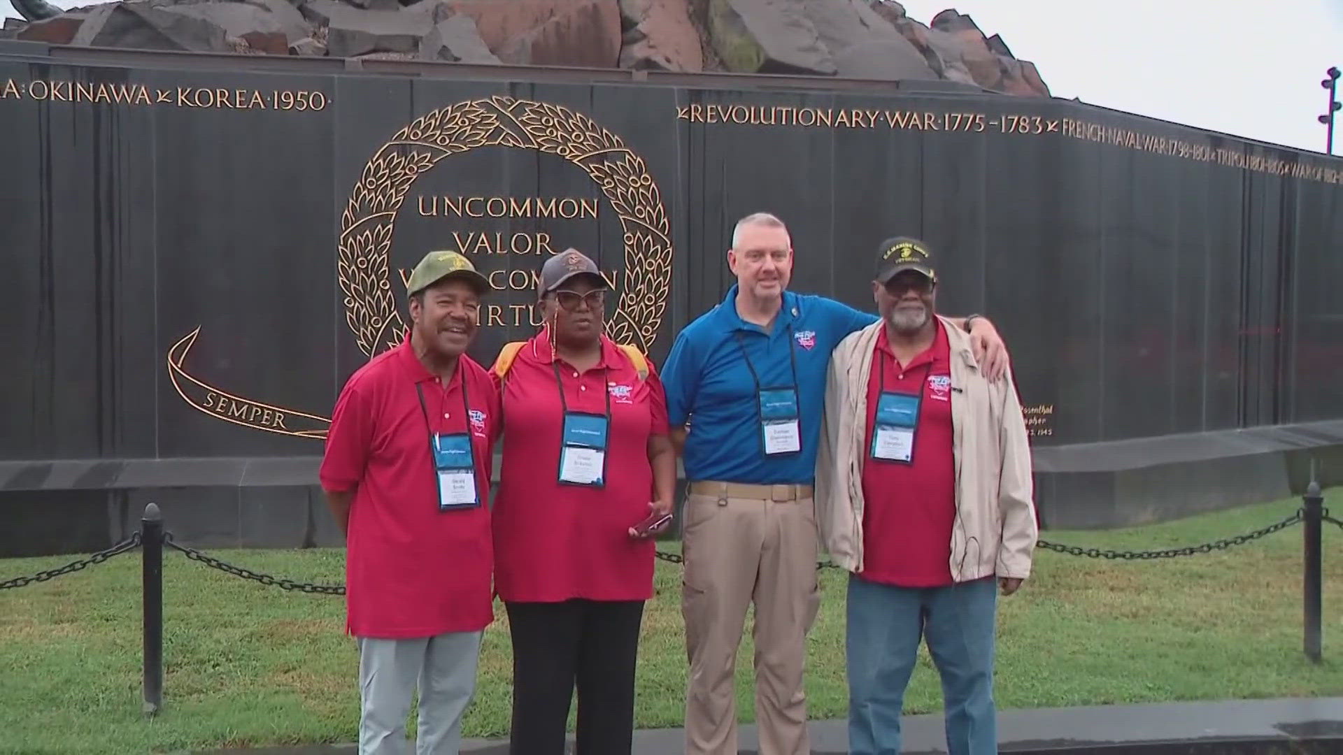3 generations of Marines: Veteran honors family legacy on Honor Flight ...