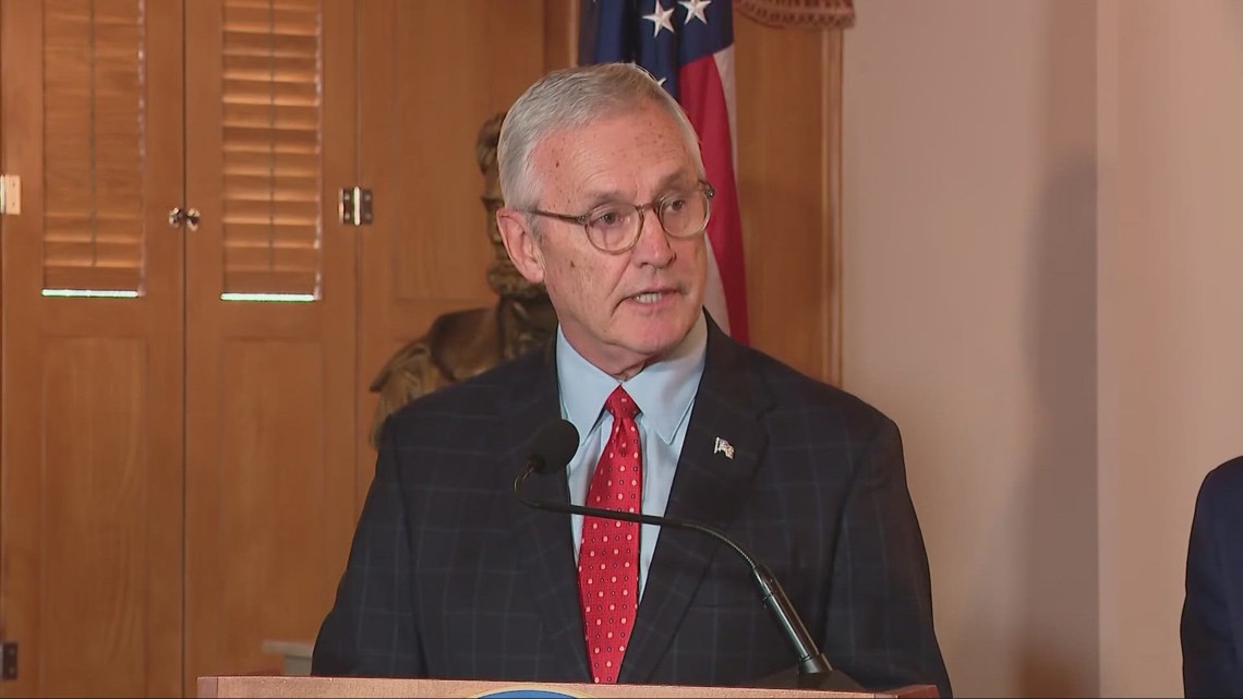 Jim Tressel speaks after being nominated to serve as Ohio lieutenant ...